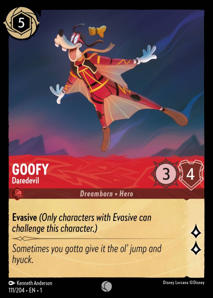 Goofy, Daredevil - Lorcana kusovky